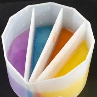 Segmented 4 chamber Silicone Cup