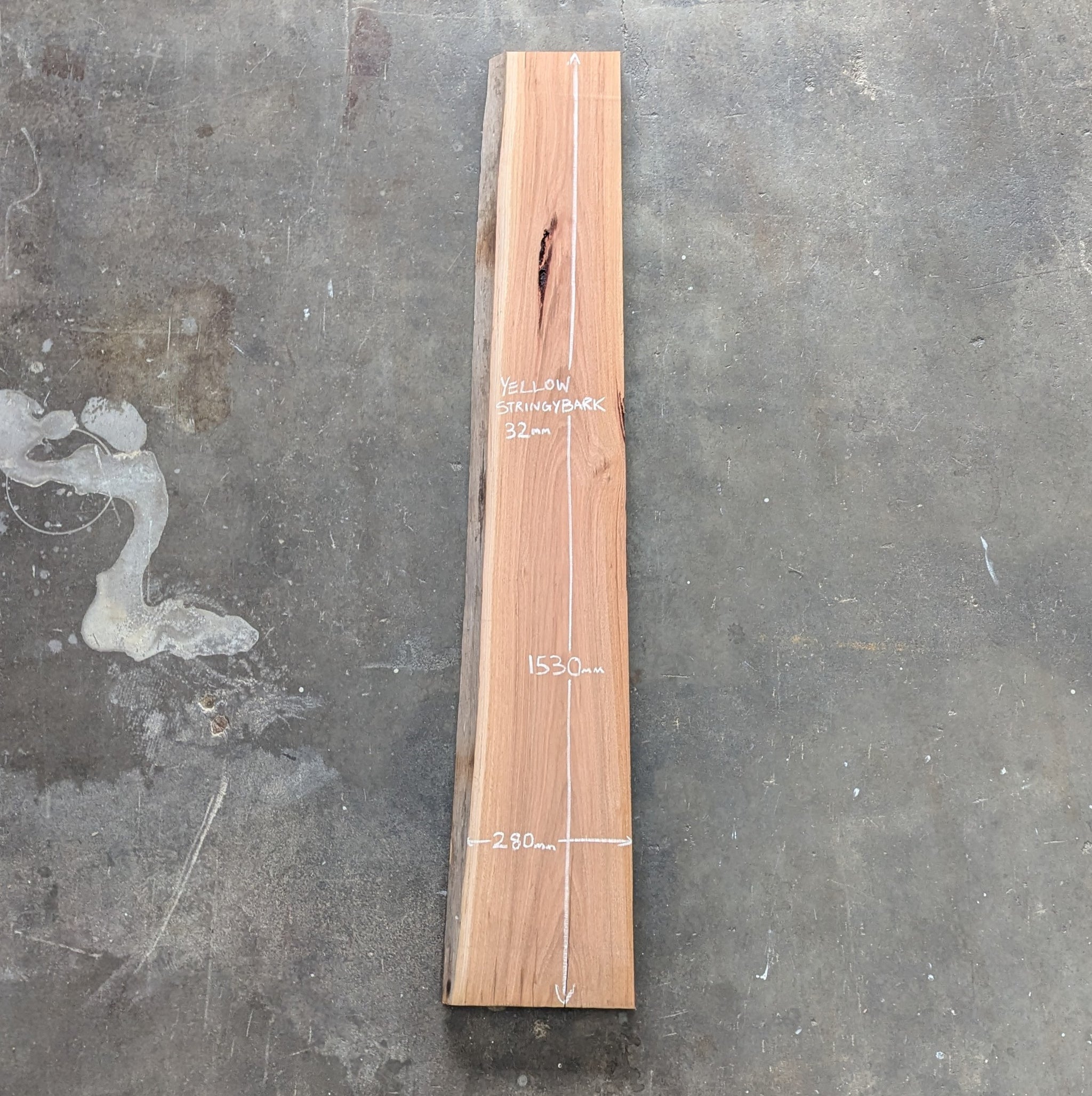 Yellow Stringybark Timber Slab