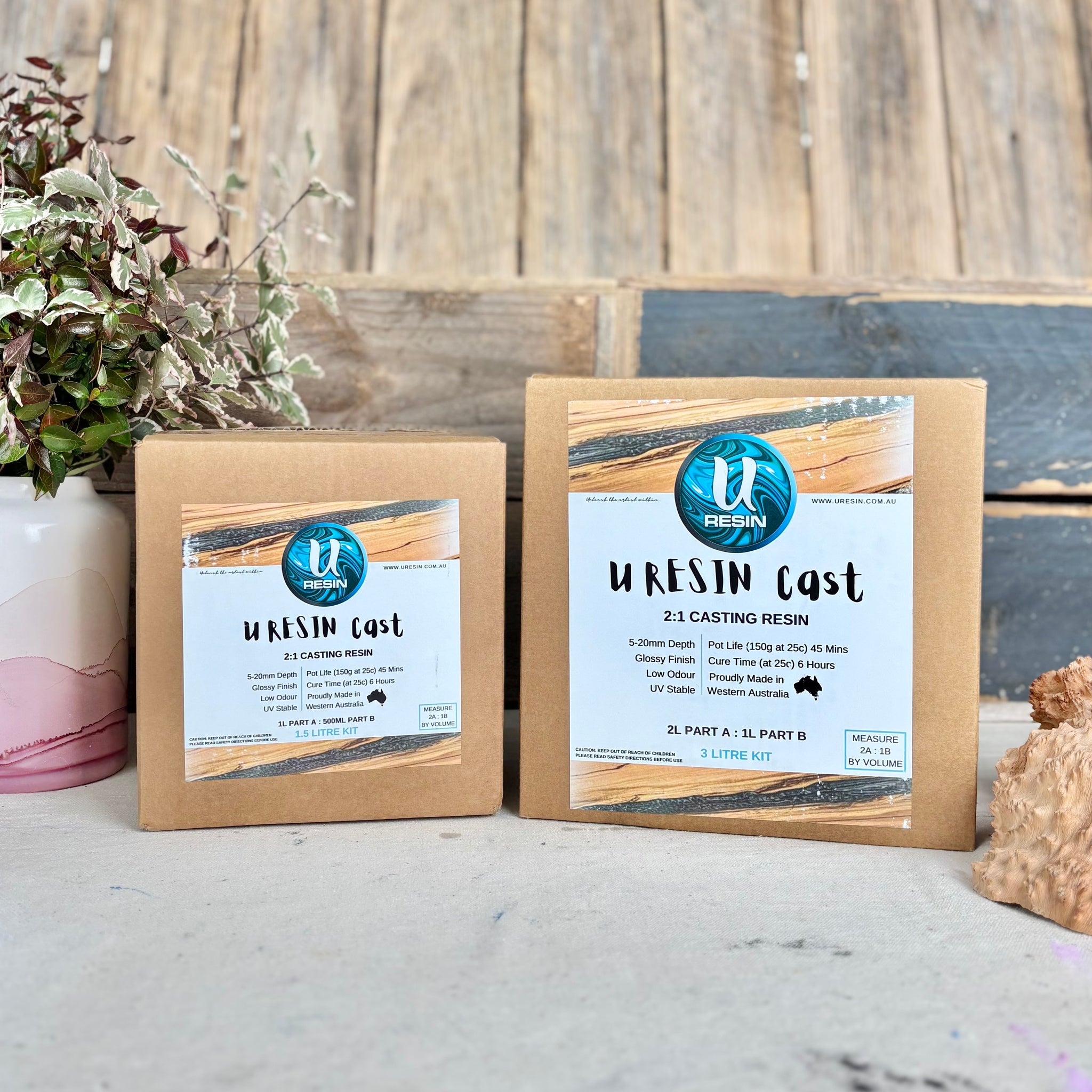 U RESIN Cast – Epoxy Resin for River Tables, Casting & Flower Embedding