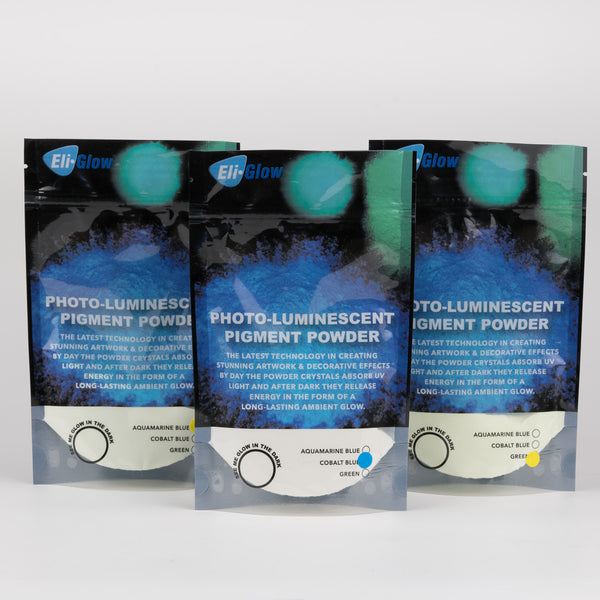 Resin Glow in the Dark Powder - Photo-luminescent Powder