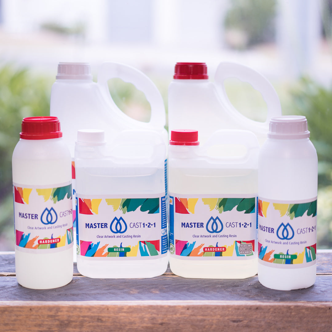 Mastercast 1-2-1 Epoxy Resin – Clear, UV Stable, Art & Casting Resin